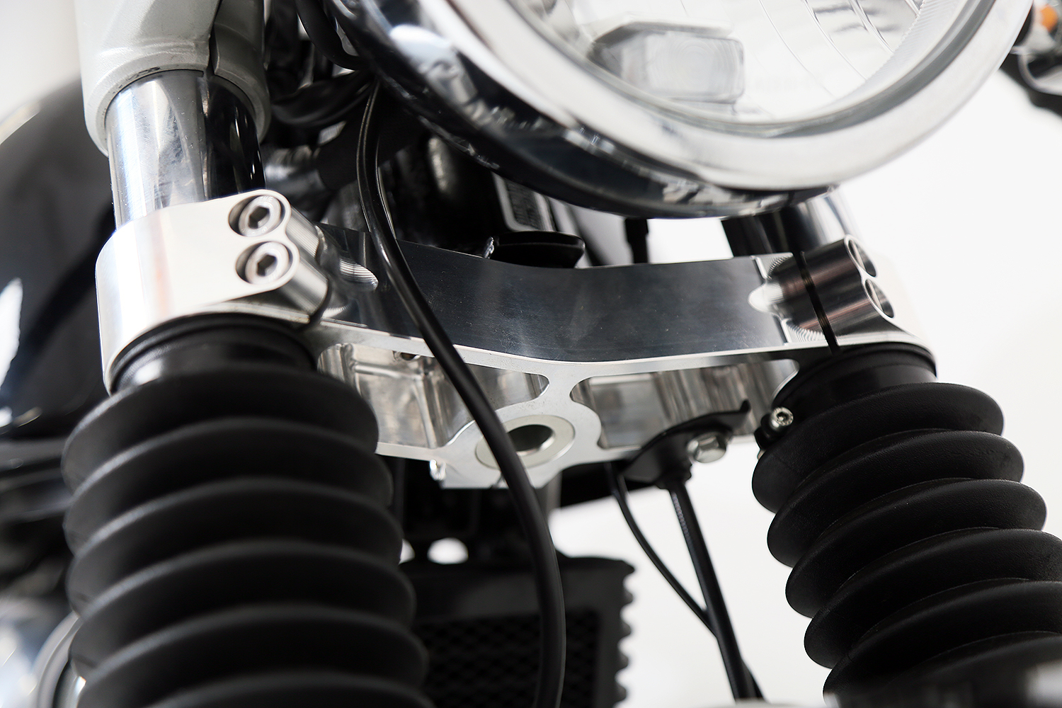 AELLA Complete Adjustable Triple Clamp and Adjustable Handlebars for ...