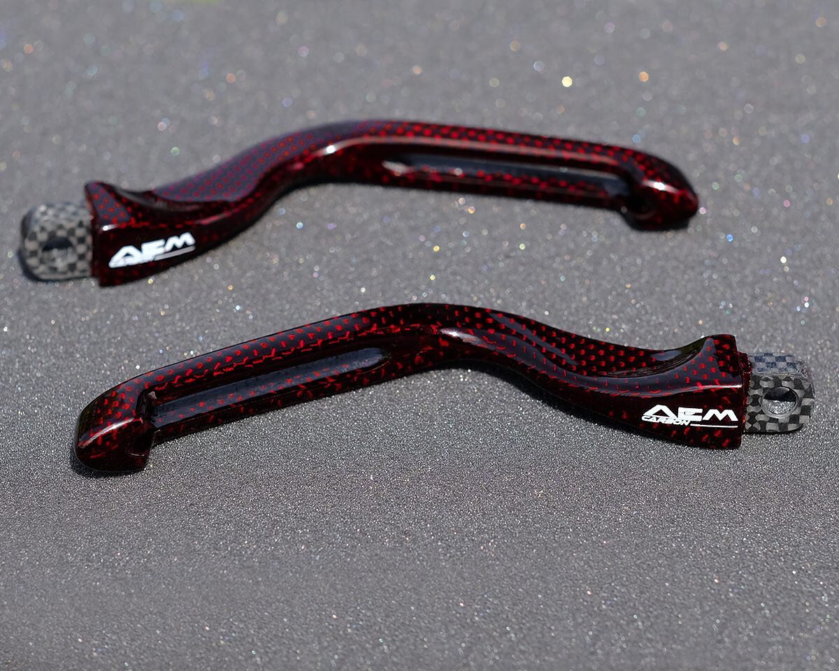 AEM FACTORY - BREMBO RCS BRAKE AND CLUTCH MASTER CYLINDER CARBON FIBER ...