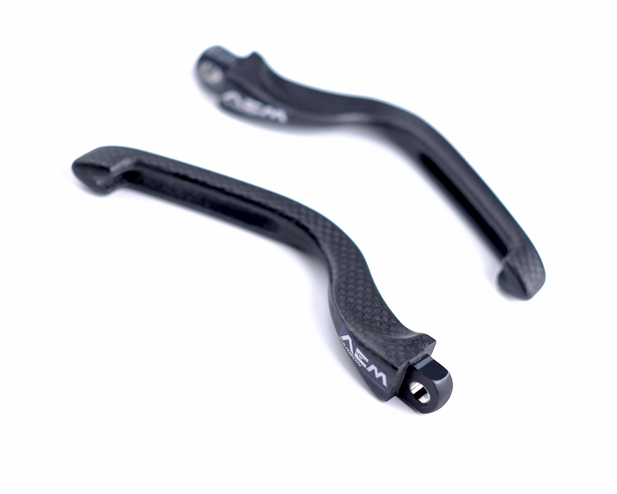 AEM FACTORY - BREMBO RCS BRAKE AND CLUTCH MASTER CYLINDER CARBON FIBER ...