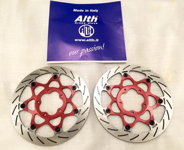 Alth Vented and Floating Front Brake Rotors for Select Ducati and MV ...