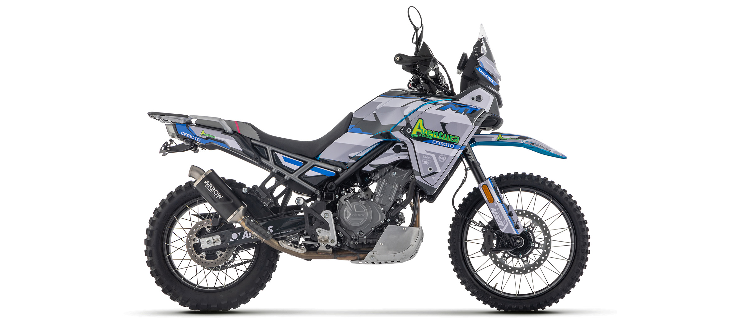 Arrow Exhaust for the CF Moto IBEX 450 / 450 MT (Euro 5, 2 lambda ...