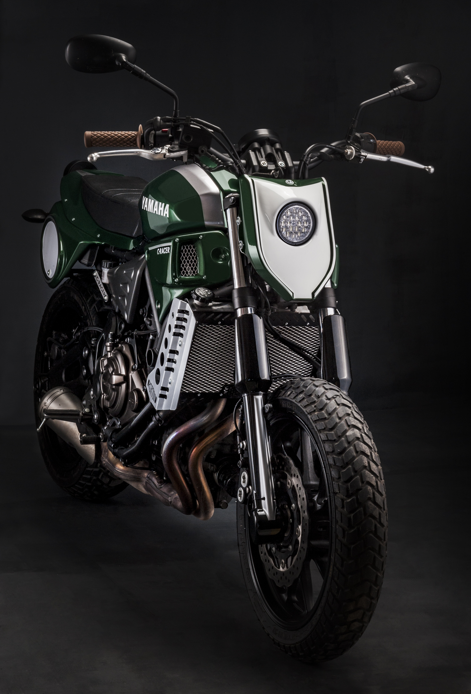 C-Racer Flat Track Headlight Mask for XSR700 (2016+)