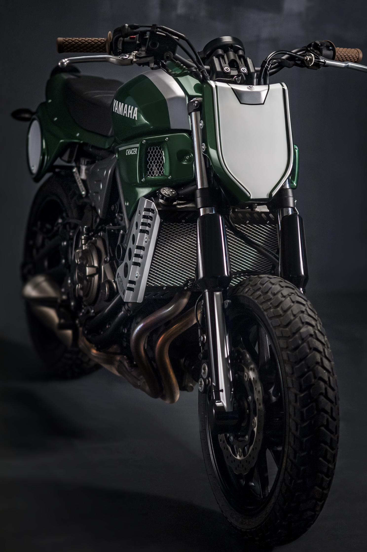 C-Racer Flat Track Headlight Mask for XSR700 (2016+)