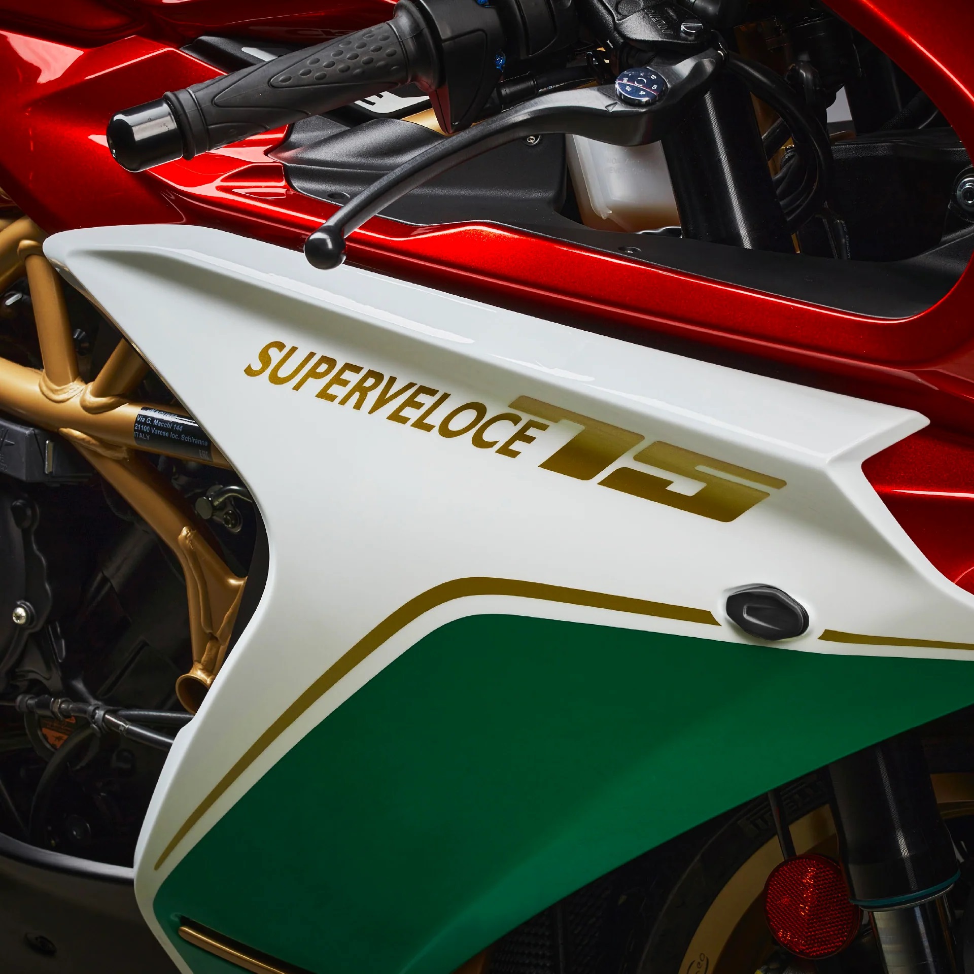 CNC Racing MV Agusta Billet Front Turn Signal (Indicator) Block Offs ...