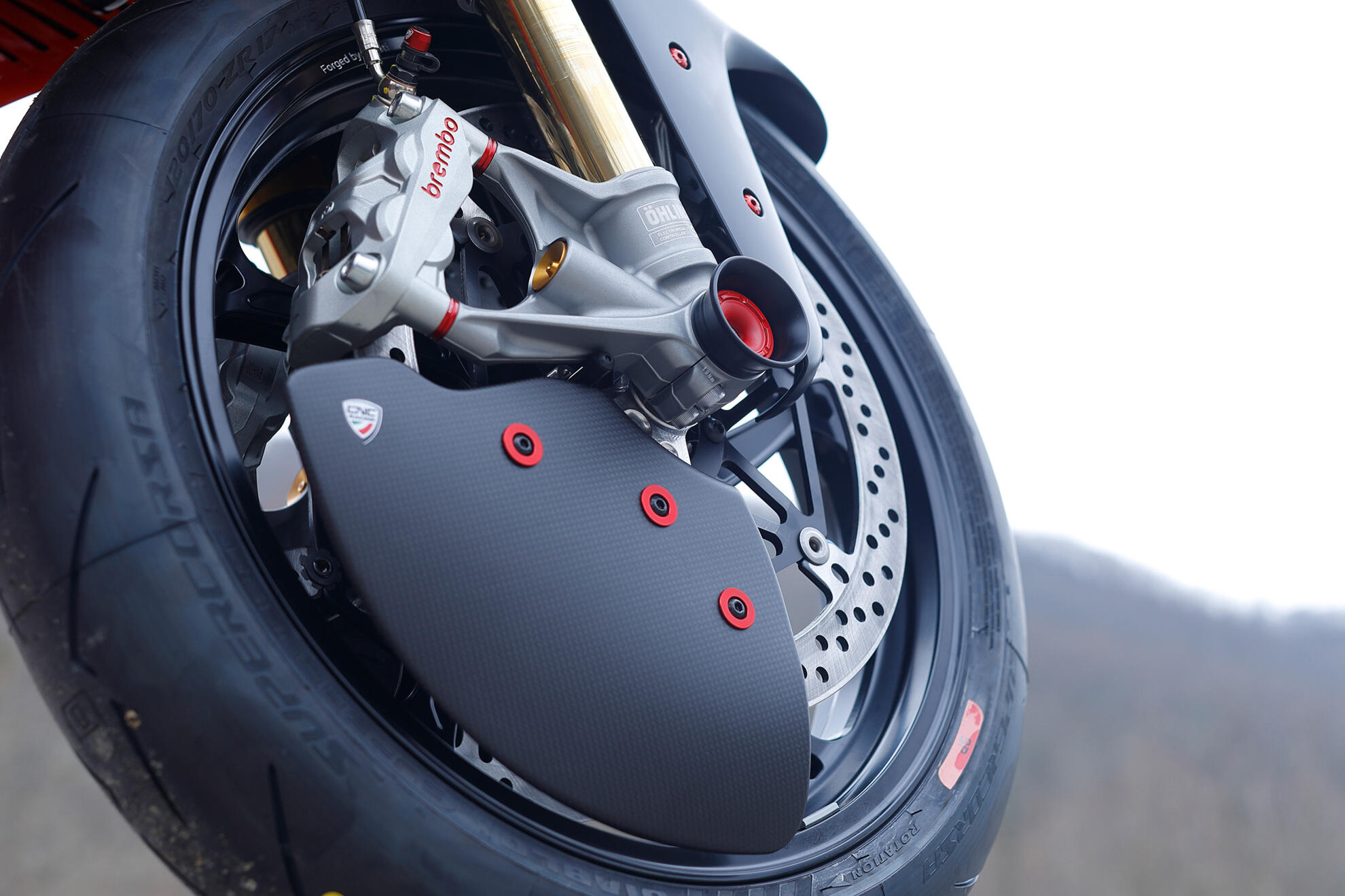 CNC Racing Carbon Fiber GP EVO Front Brake Rotor Cooling Ducts For ...