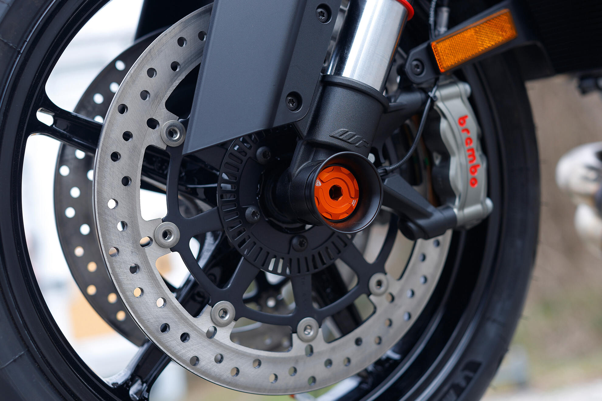 CNC Racing Front Axle RACING Slider Kit for the Ducati's with Large ...