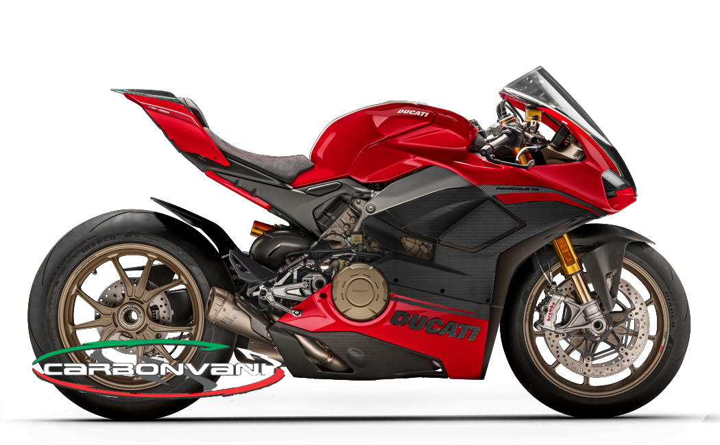 Carbonvani - Ducati Panigale V4 / S / Speciale "RED" Design Carbon ...