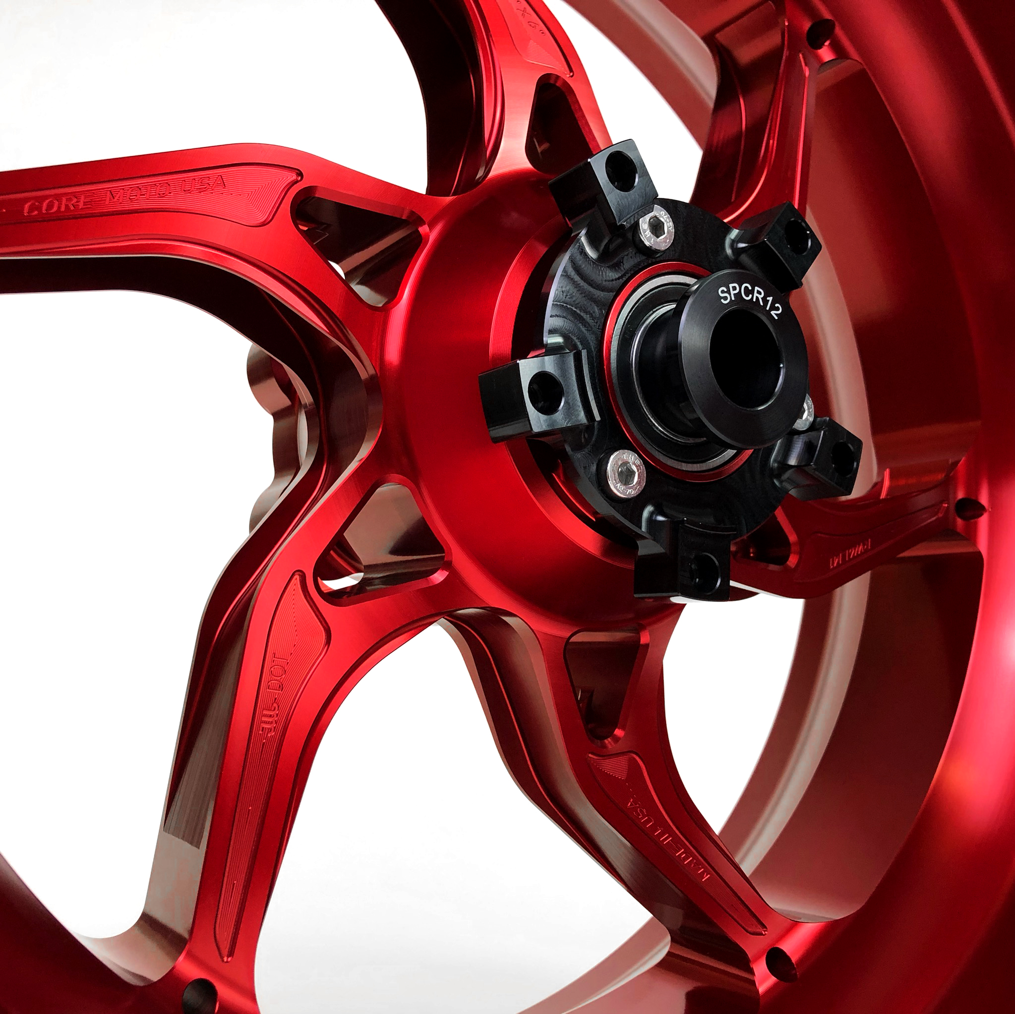 Core Moto APEX-6 Forged Aluminum Wheels for the Kawasaki Ninja 650 / ER-6N