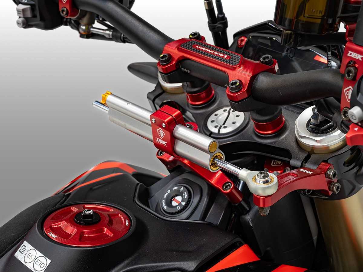 DBK Special Parts (Ducabike) Steering Damper Mount Kit for Ducati ...