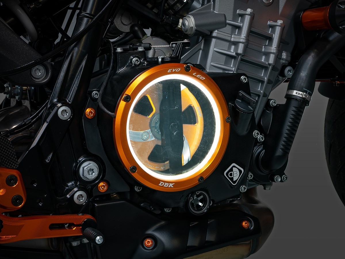 DBK Special Parts (Ducabike) EVO LED Clear Wet Clutch Cover for the KTM ...