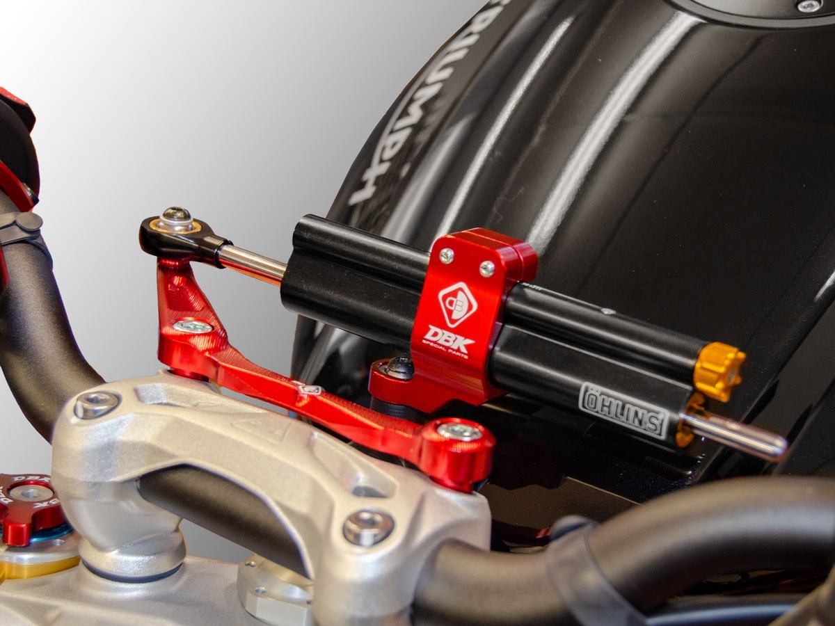 DBK Special Parts (Ducabike) Steering Damper Mount Kit for Triumph ...