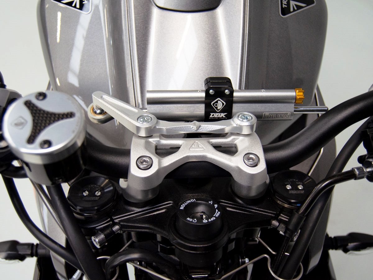 DBK Special Parts (Ducabike) Steering Damper Mount Kit for Triumph ...