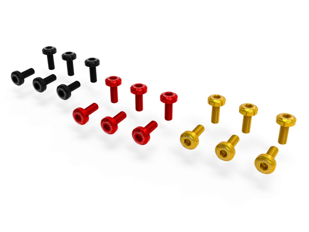 DBK Special Parts (Ducabike) Radiator Frame Screw Kit for the Ducati ...