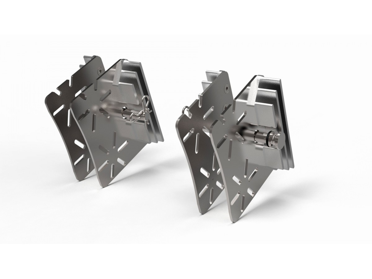 DBK Special Parts (Ducabike) Nissan Radial Caliper Brake Pad Heat Sink ...