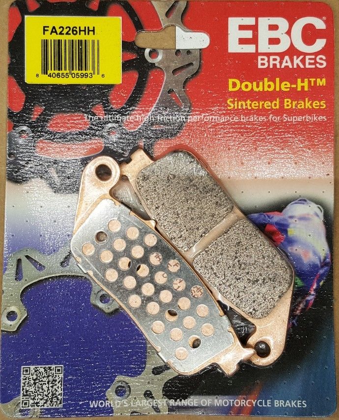 EBC Brakes Double-H Sintered Superbike Brake Pads Front - FA226HH