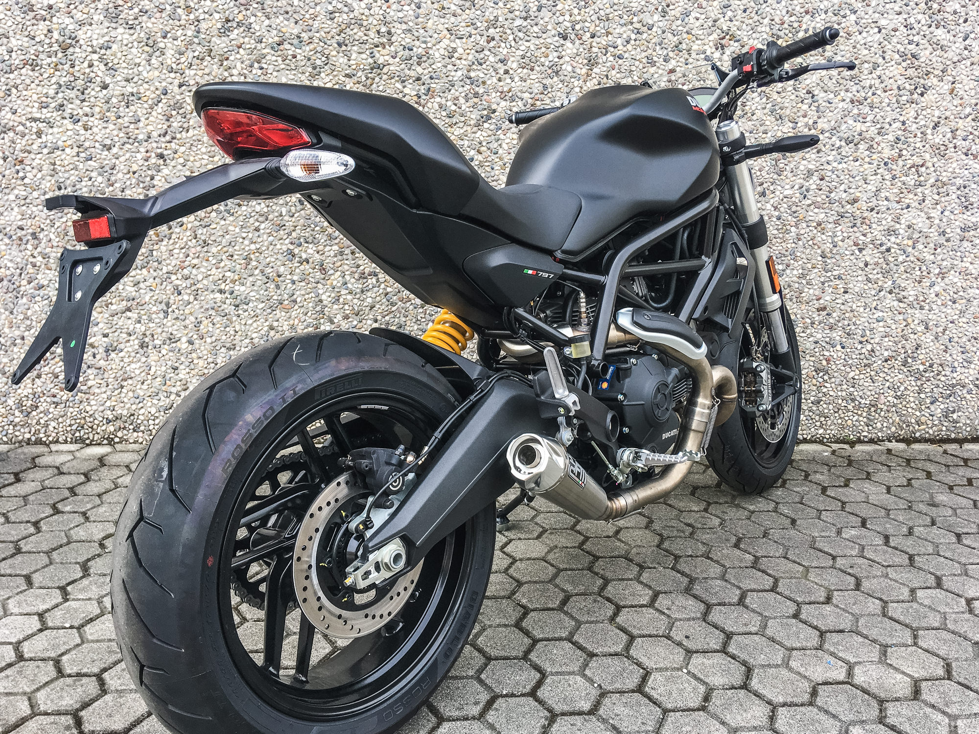 FM Projects Slip-on Exhaust for Ducati Monster 797