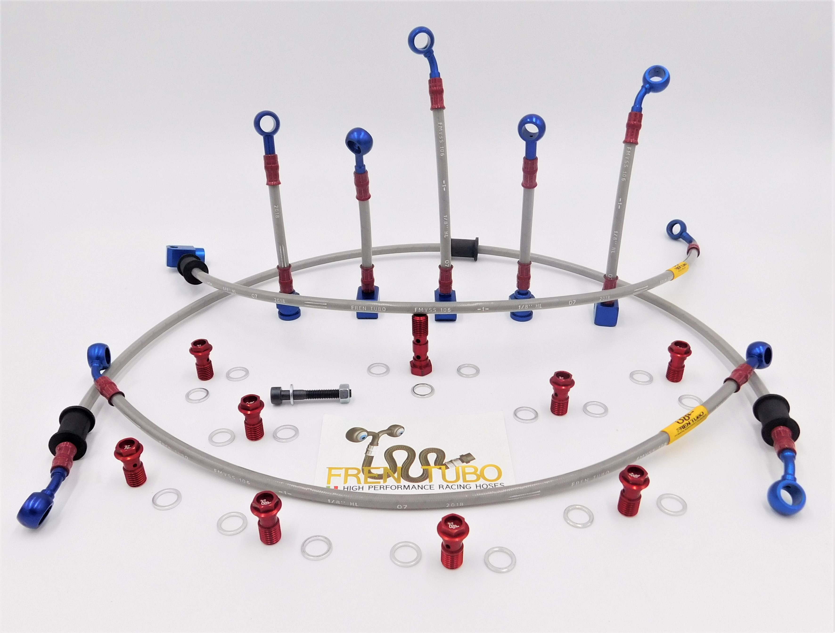 Fren Tubo Carbotech Carbon Fiber, Kevlar or Stainless Complete ABS ...