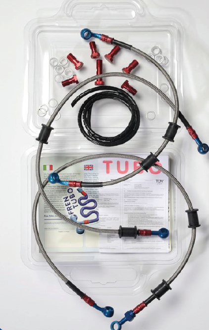 Fren Tubo Carbotech Carbon Fiber or Stainless Complete ABS Brake Line ...