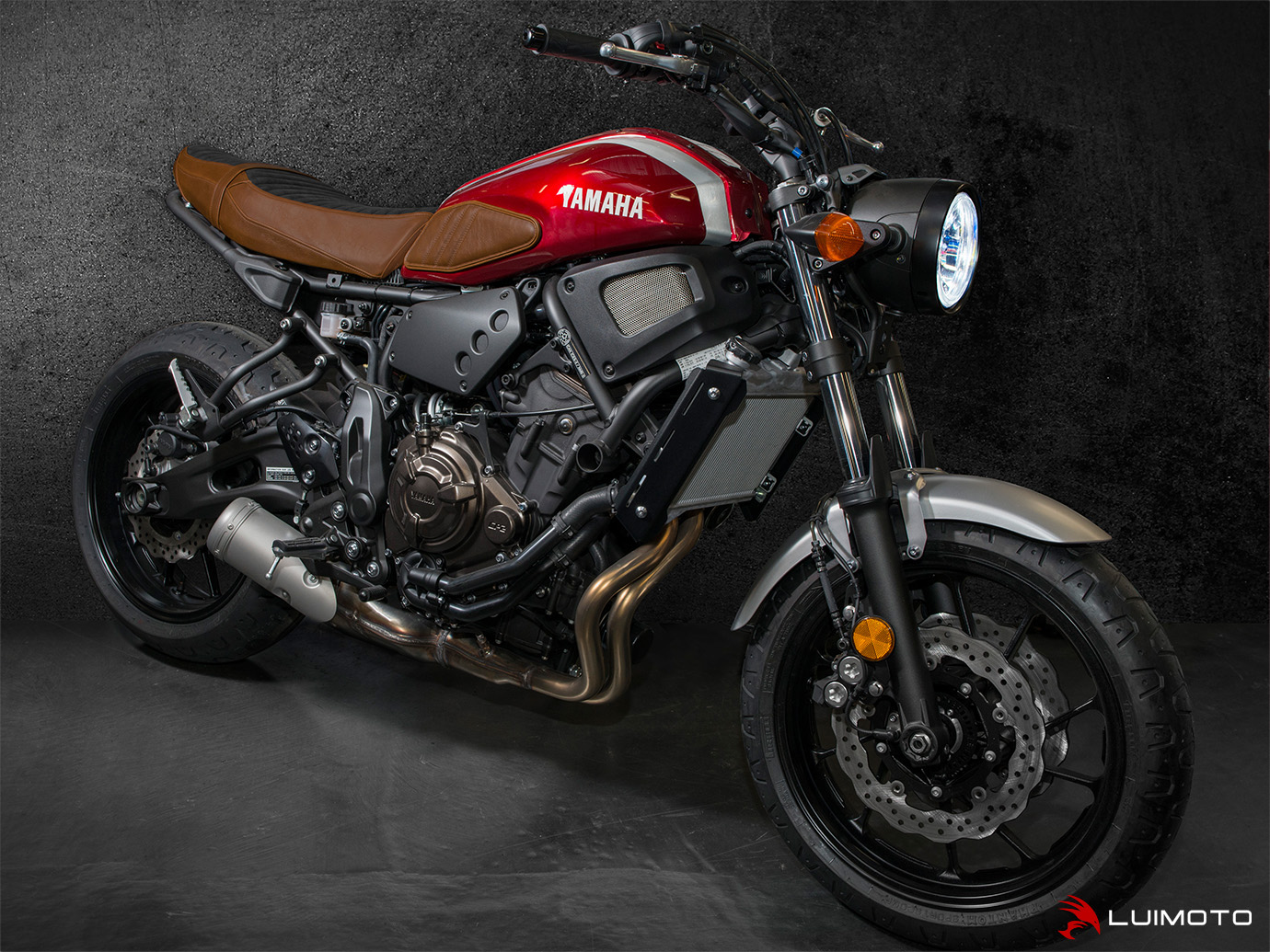 LUIMOTO TANK LEAF Tank Pads for the Yamaha XSR700