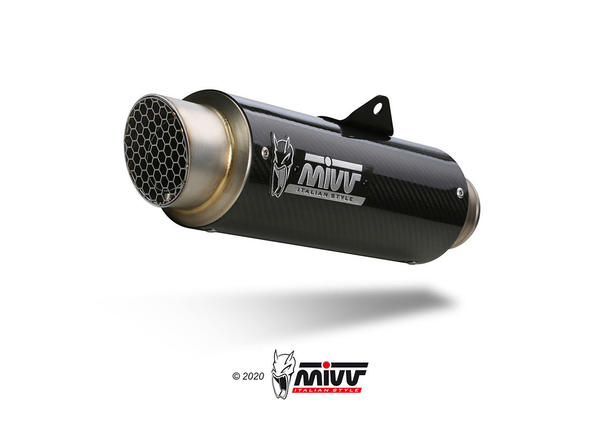 MIVV 2 Slip-on, GPpro Carbon, Standard Exhaust For Ducati Scrambler ...