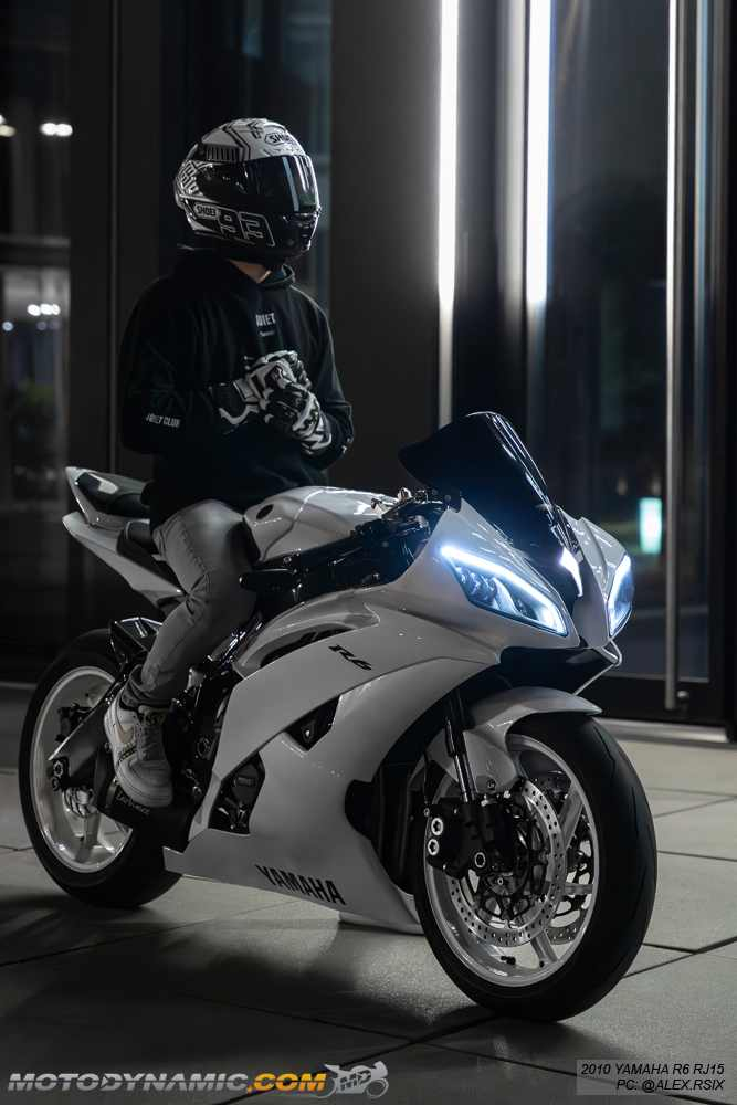 Motodynamic Full LED Projection Headlight with DRL For Yamaha YZF-R6 ...