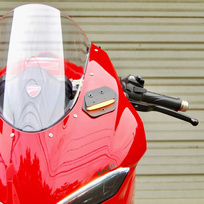New Rage Cycles (NRC) Mirror Block off Front Turn Signals for the ...