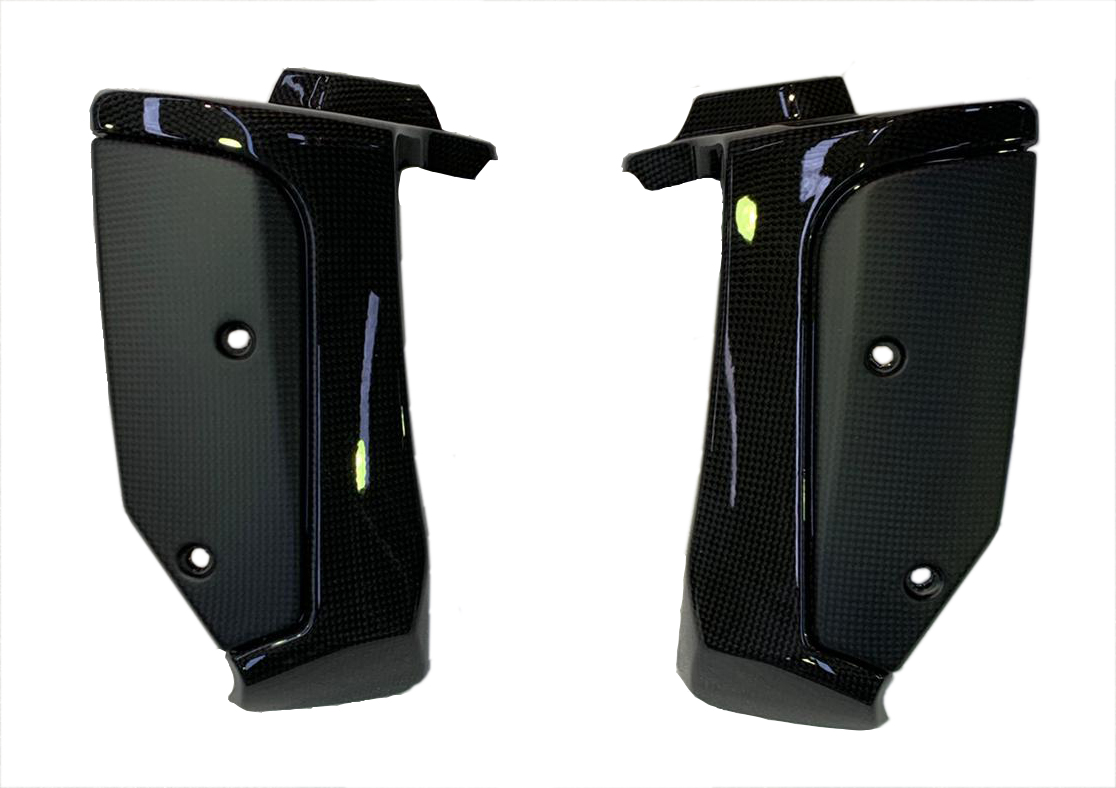 QD Carbon Fiber Radiator Guards (with Alutech Carbon) for the Indian ...