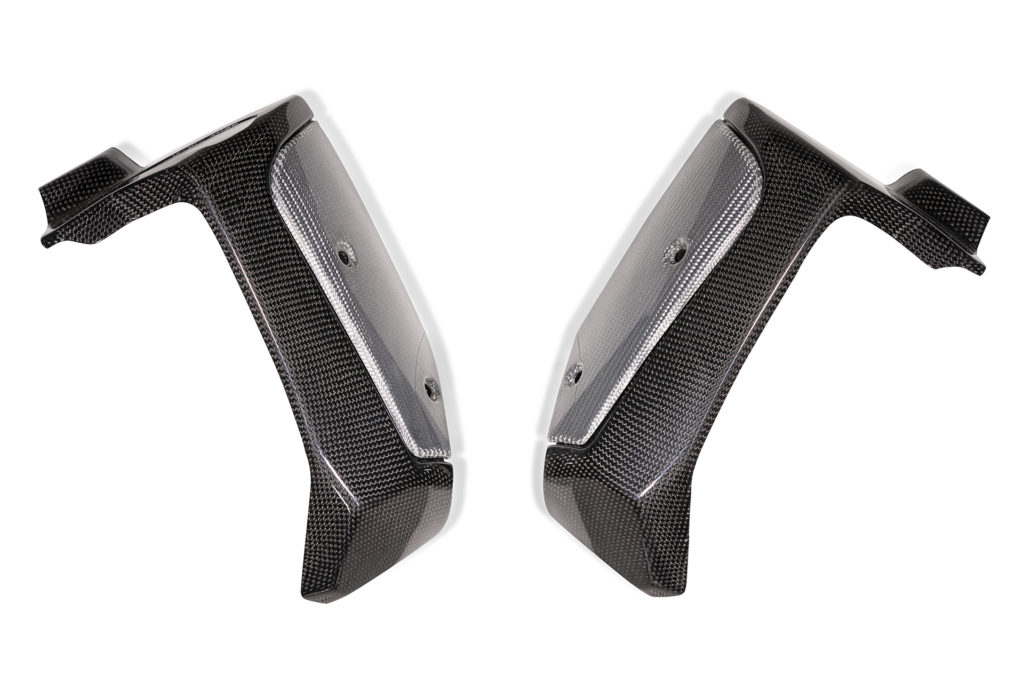 QD Carbon Fiber Radiator Guards (with Alutech Carbon) for the Indian ...