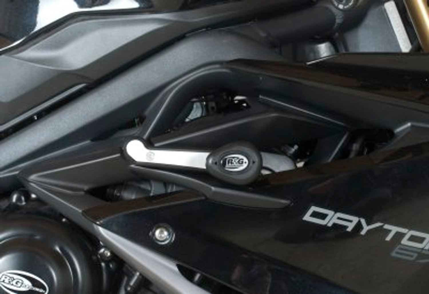 R&G Racing Aero no-cut Frame Sliders, RACE VERSION for Triumph 675 ...