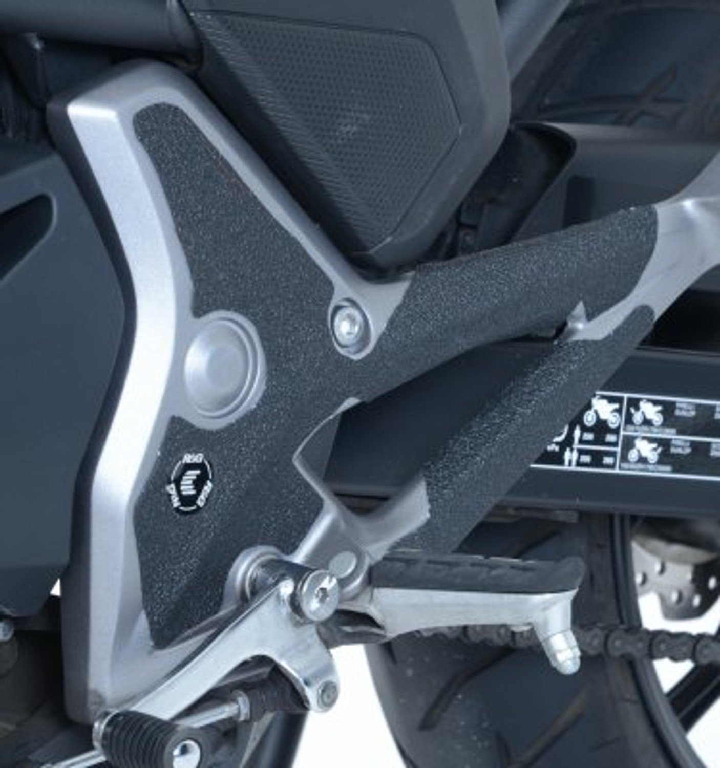 R&G Racing Boot Guard 4-Piece (covers footrest hangers only) for Honda ...