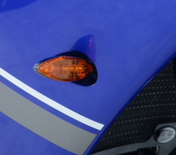 R&G Racing Front Indicator Adapter Kit for Yamaha YZF-R1 '13-14 (+ 11 ...