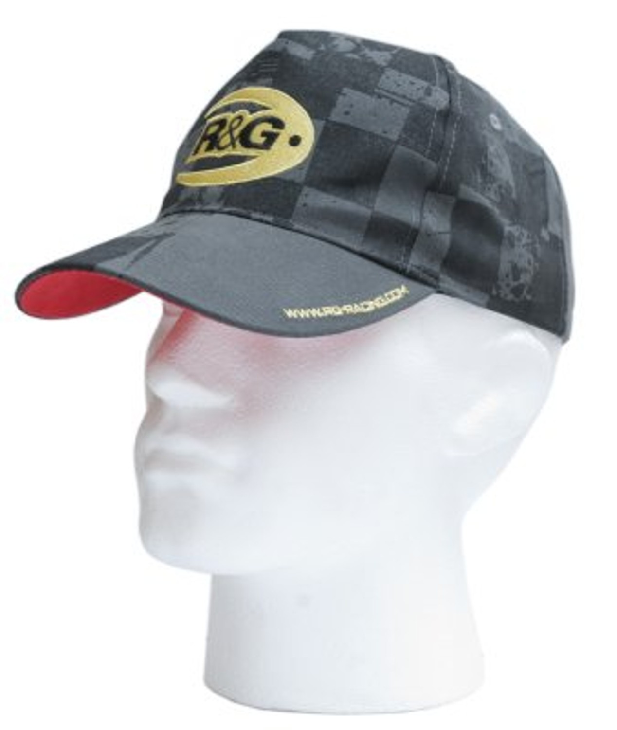 R&G Racing Baseball Cap, Curved Peak, Logn logo Silver