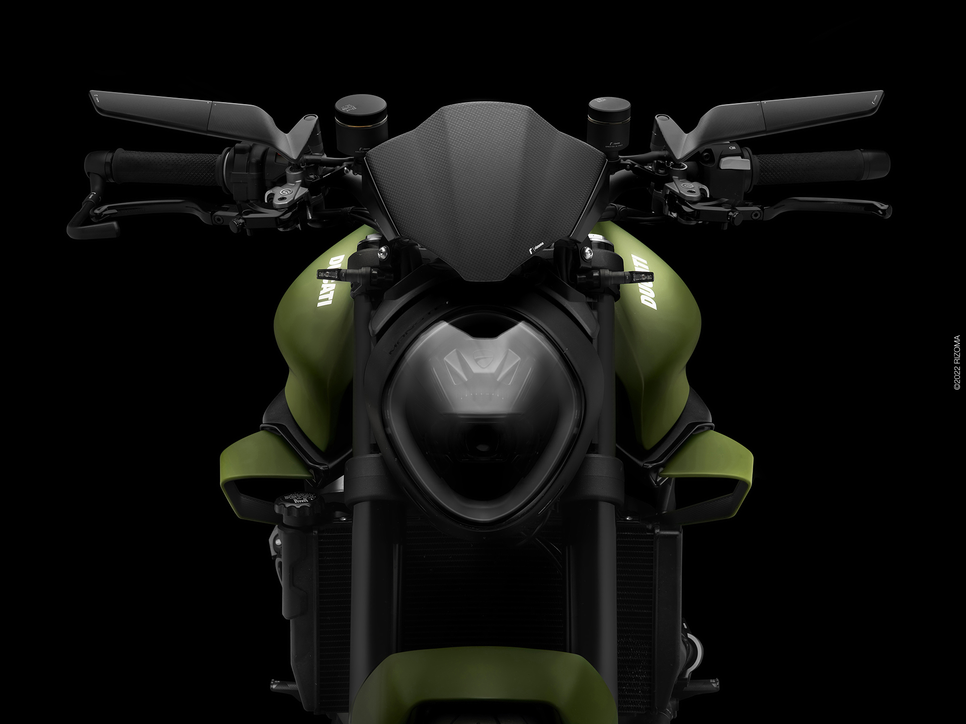 Rizoma Stealth Mirrors for Naked Bikes