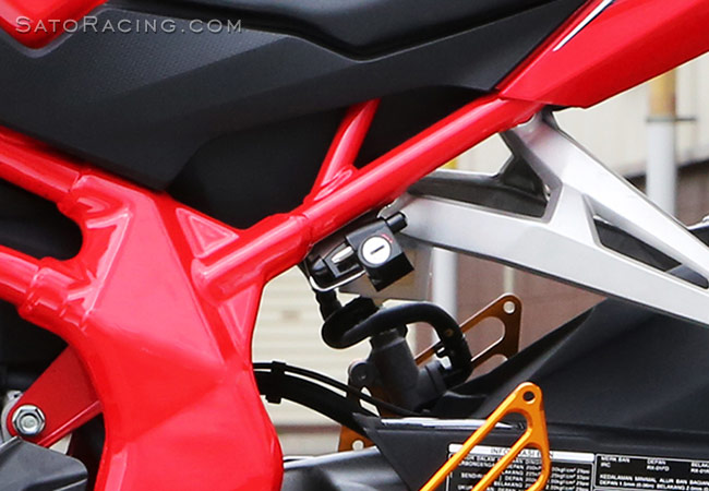 Sato Racing Helmet Lock for Honda CBR250R/ CBR300R ('11-20), CB300F ...