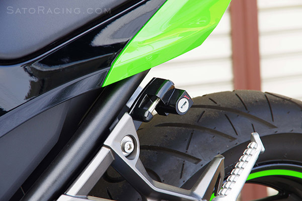 Sato Racing Helmet Lock for Kawasaki Ninja 300 / 250 (13-18)