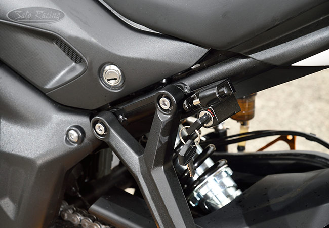 Sato Racing Helmet Lock for Triumph Trident 660 (2021+)