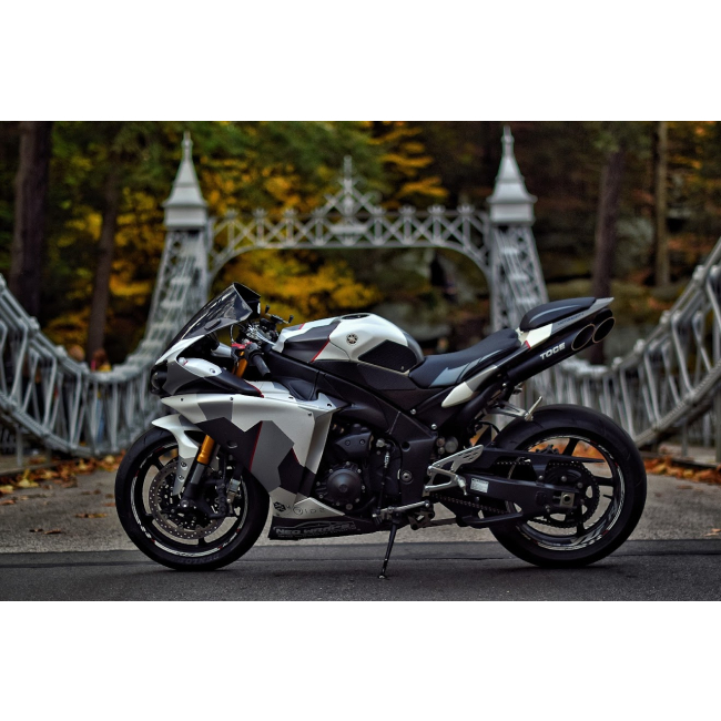 TOCE Performance T-Slash Slip-on Exhaust for Yamaha YZF-R1 (09-14)