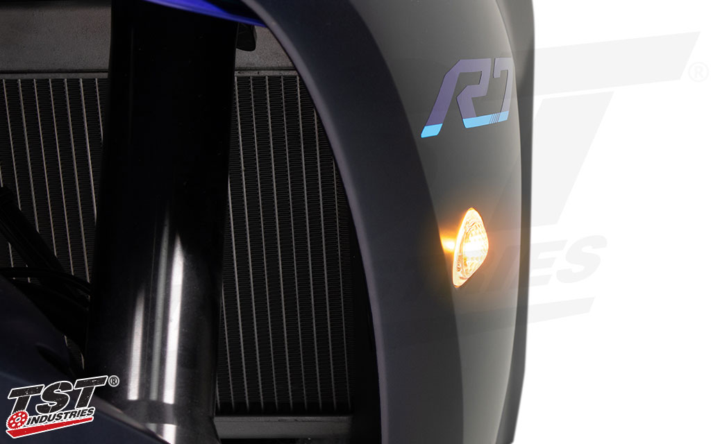 TST Industries HALO-GTR Front Flushmount LED Turn Signals for Yamaha YZF-R7