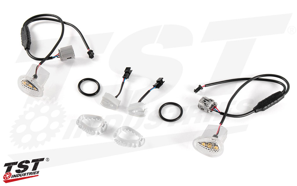 TST Industries HALO-GTR Front Flushmount LED Turn Signals for Yamaha YZF-R7