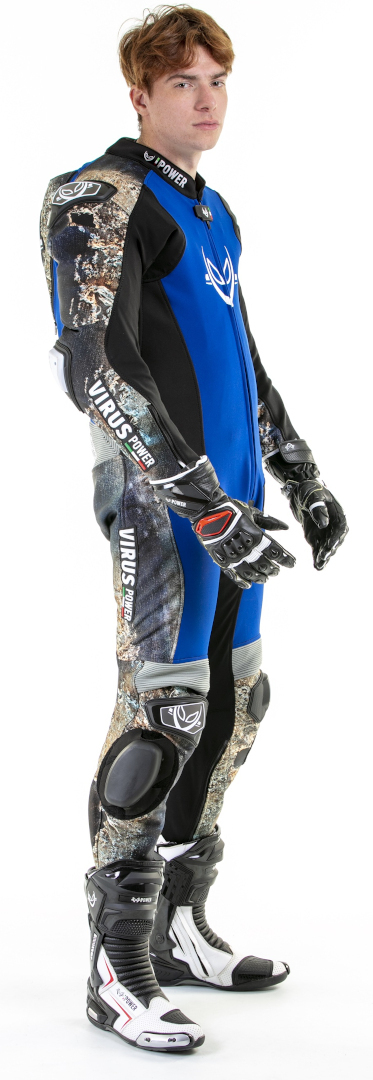 Virus Power Alien Textile Racing Suit with Helite Airbag System