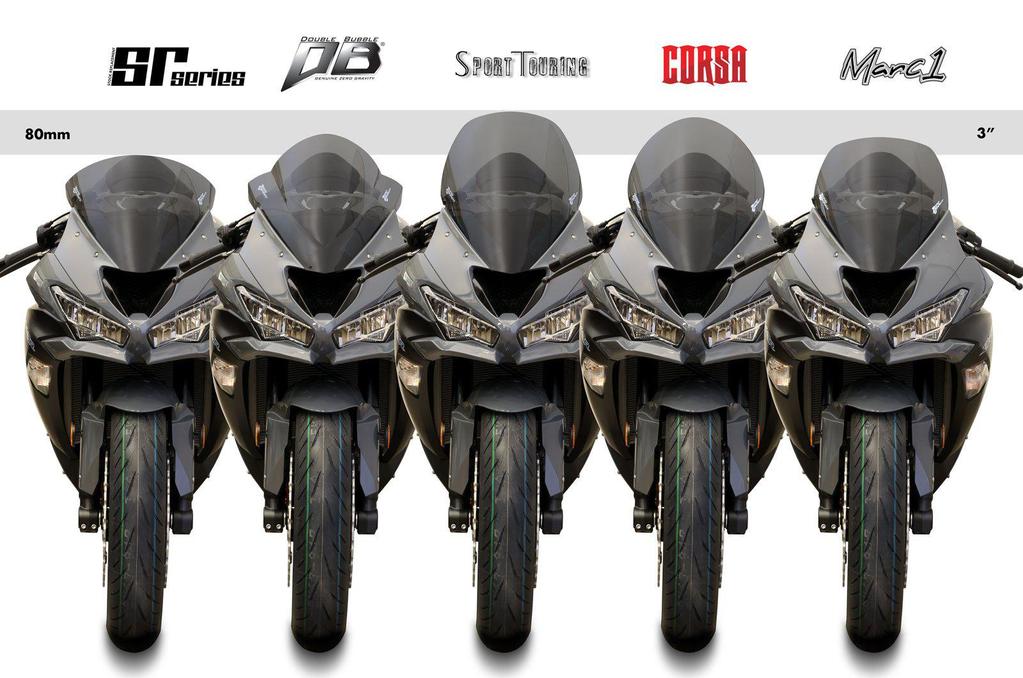 Zero Gravity Racing Windshields for the Kawasaki ZX-6R 636 (2019-2023)