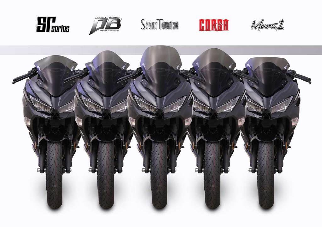 Zero Gravity Racing Windshields for the Kawasaki Ninja 400 (2018+)