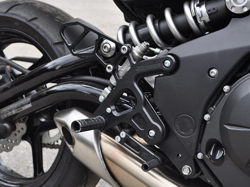 WOODCRAFT Kawasaki Ninja 650 (12-16) Complete Adjustable Rearset Kit W ...