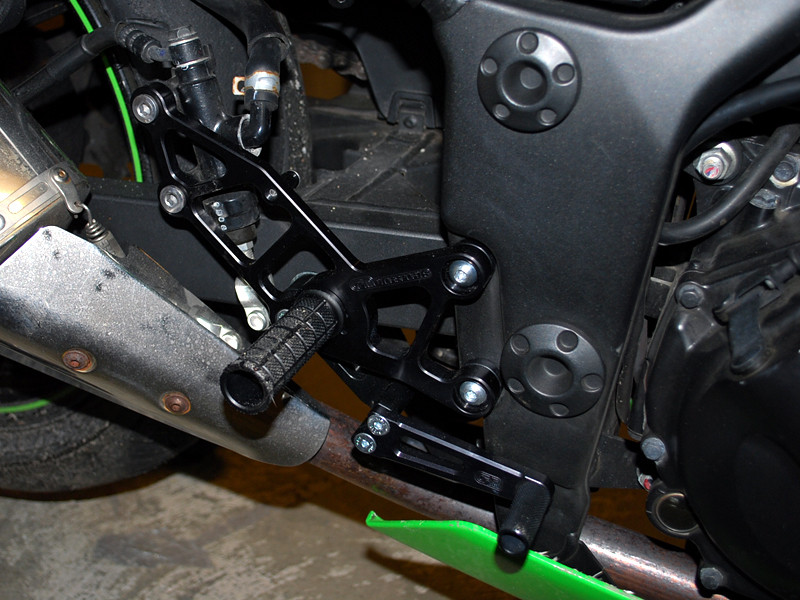 WOODCRAFT Kawasaki Ninja 300 (13-15) Complete Rearset w/shift and Brake ...