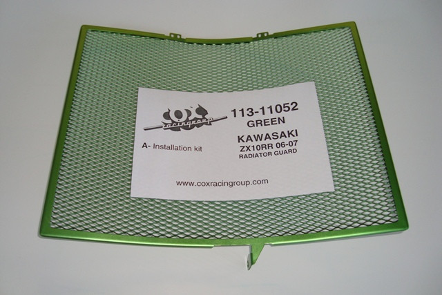 Cox Racing Radiator Guards for the Kawasaki ZX10R (06-07)