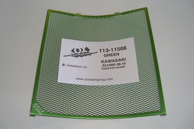 Cox Racing Radiator Guards for the Kawasaki ZX10R (08-10)