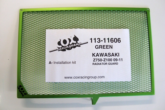 Cox Racing Radiator Guards for the Kawasaki Z750-Z1000 (09-13)