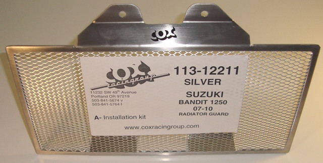 Cox Racing Radiator Guards for the Suzuki Bandit (07-13)