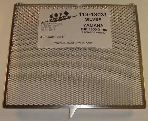 Cox Racing Radiator Guards for the Yamaha FJR 1300 (01-05)