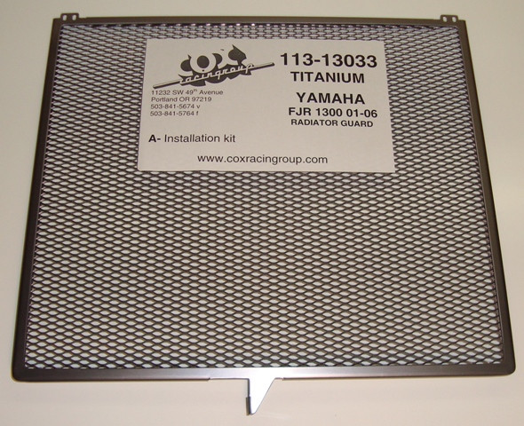 Cox Racing Radiator Guards for the Yamaha FJR 1300 (01-05)